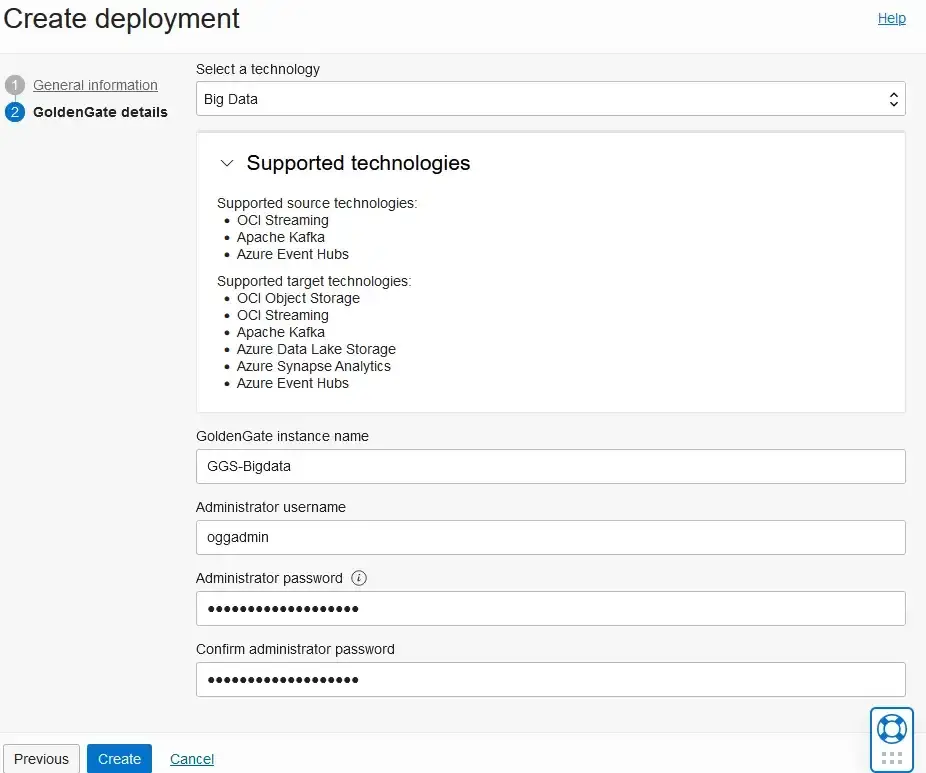 OCI GoldenGate Service to Kafka - OracleGG