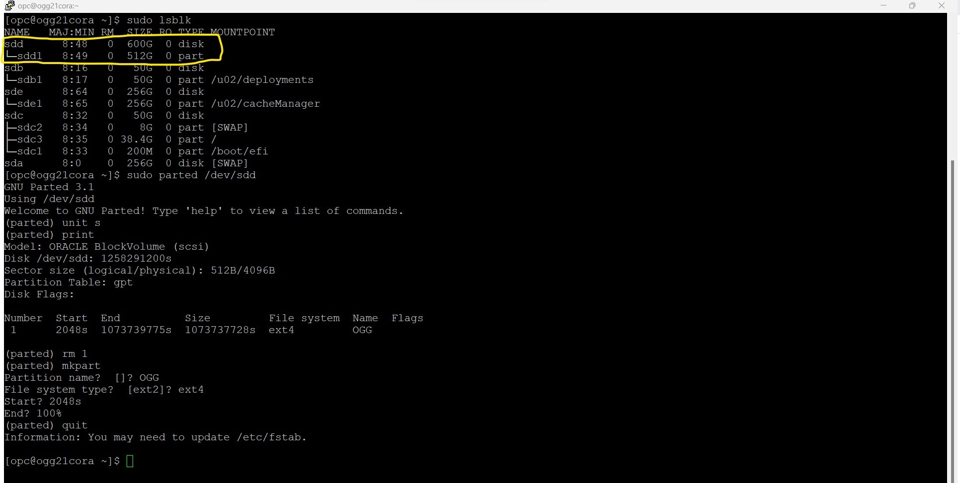 Increase Block Volume Size In Oci Oraclegg