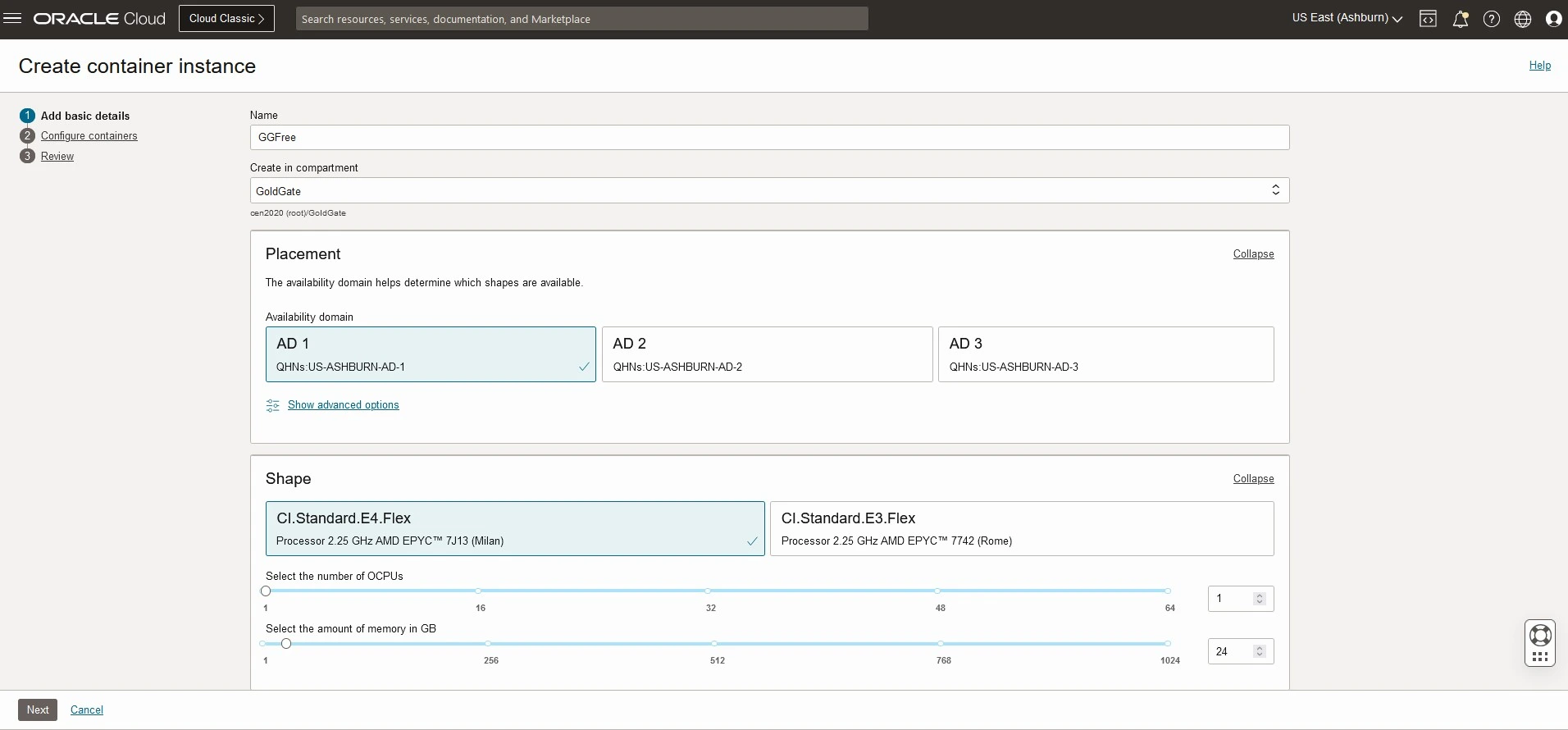 GoldenGate Free Docker Container - OracleGG
