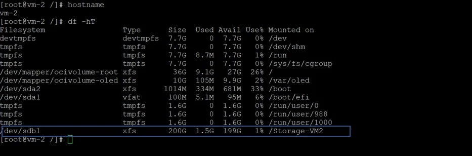 Gluster Shared Storage On OCI