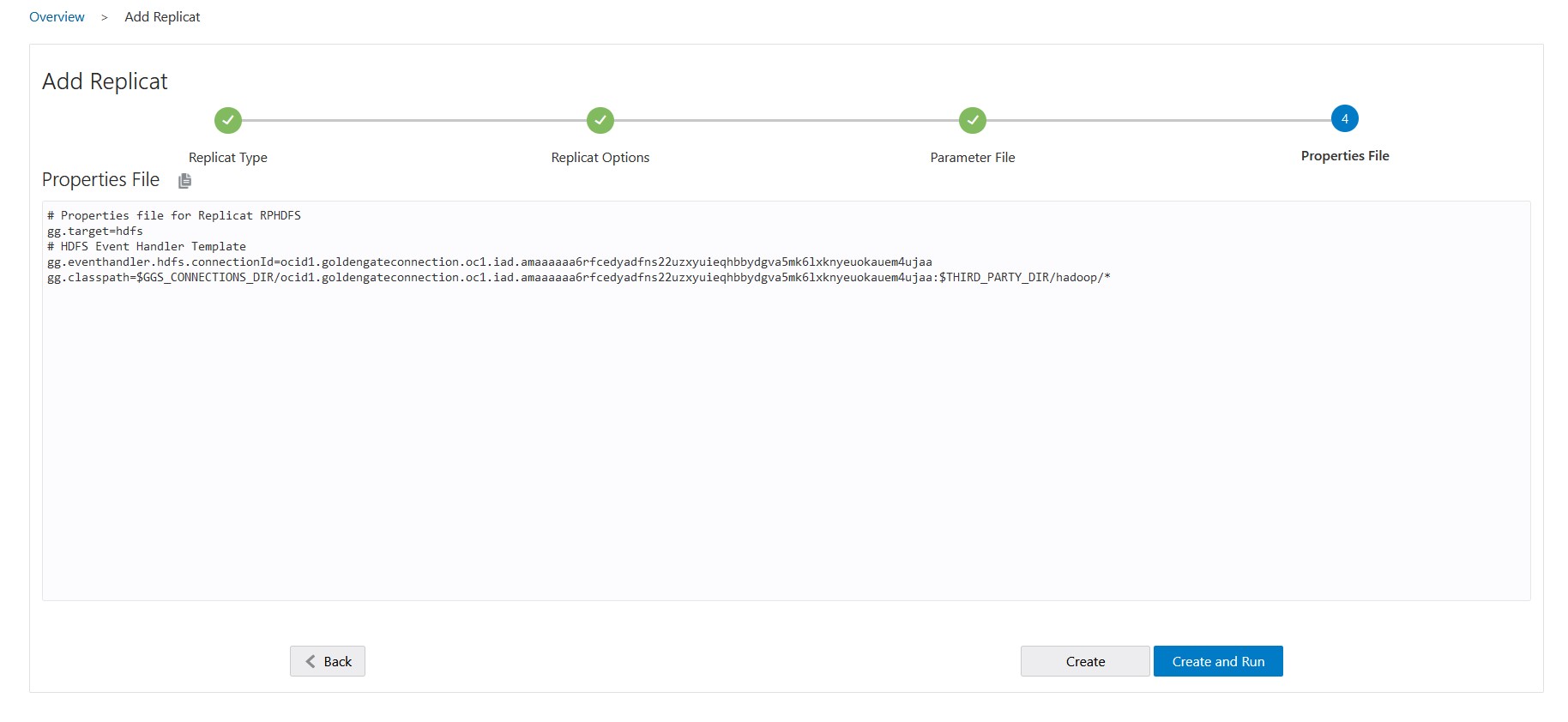 Oci Goldengate Service To Hadoop Hdfs Oraclegg